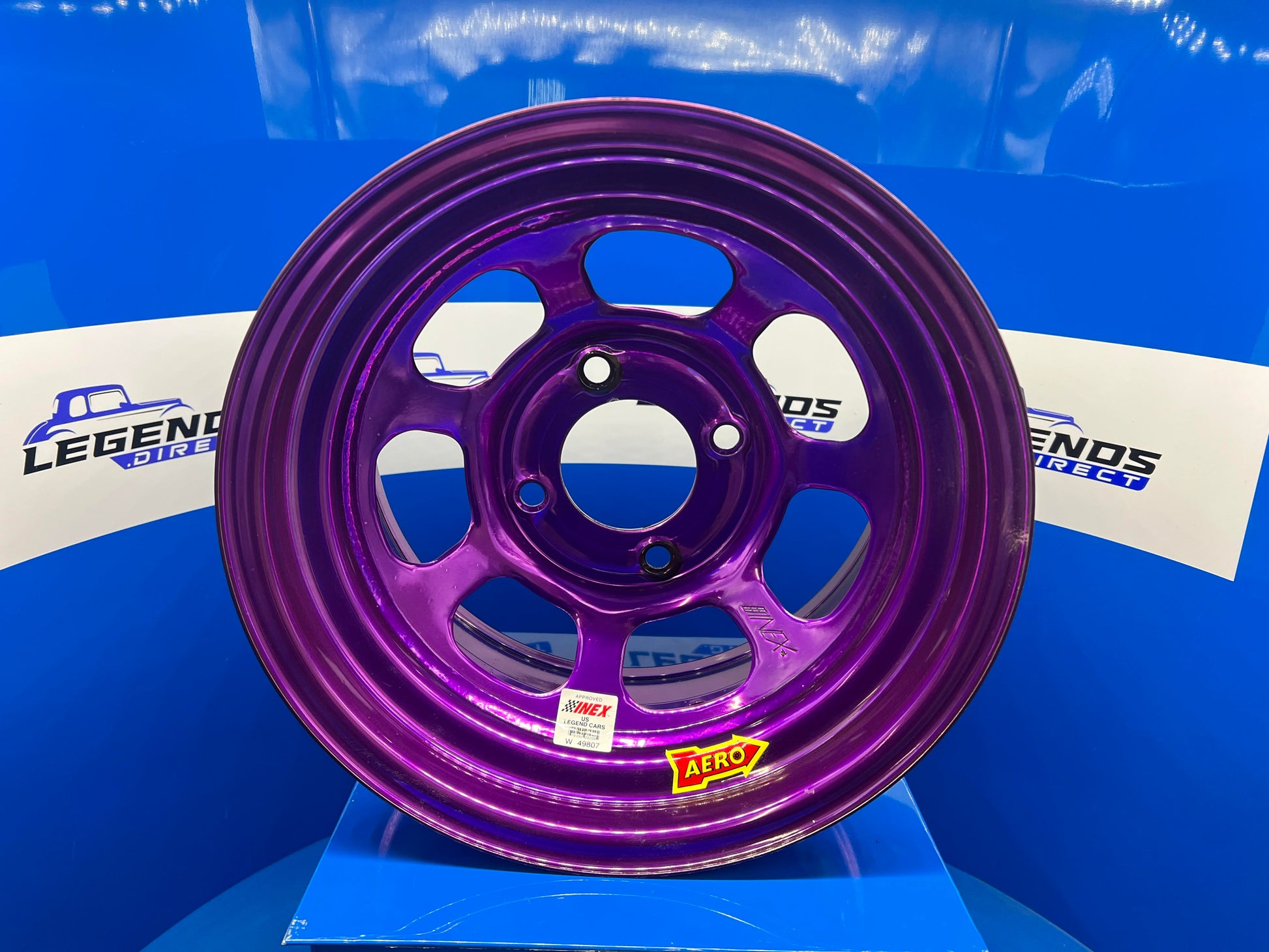 Aero 13Lb Inex Wheel - Purple Chrome – Slater Racing